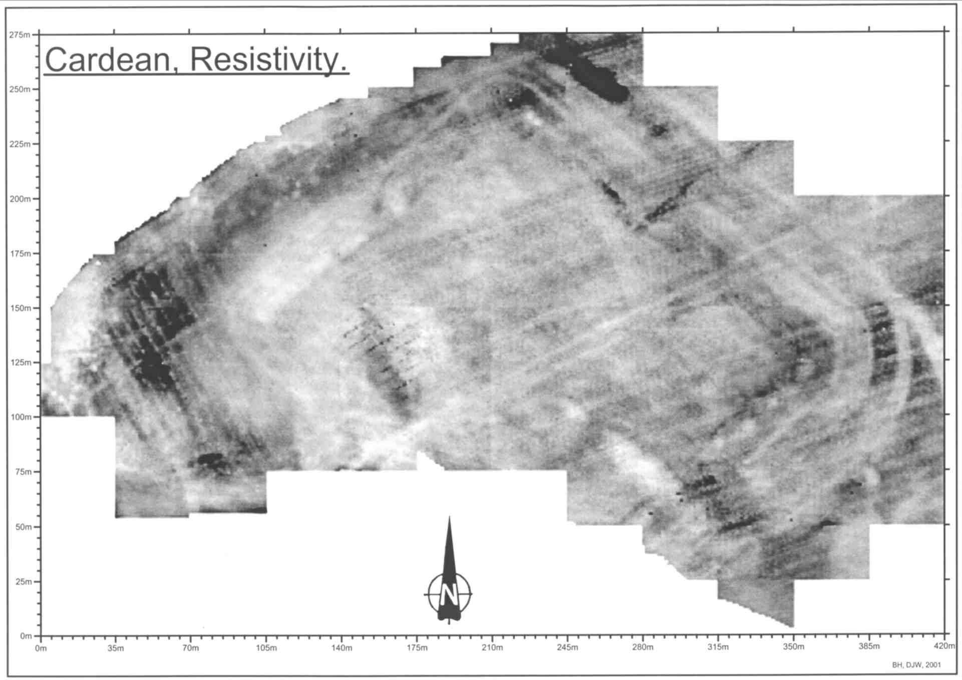 Cardean 2001: Geophysical Survey | The Roman Gask Project