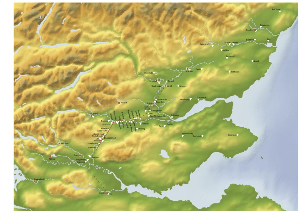Maps of the Gask Ridge Area | The Roman Gask Project