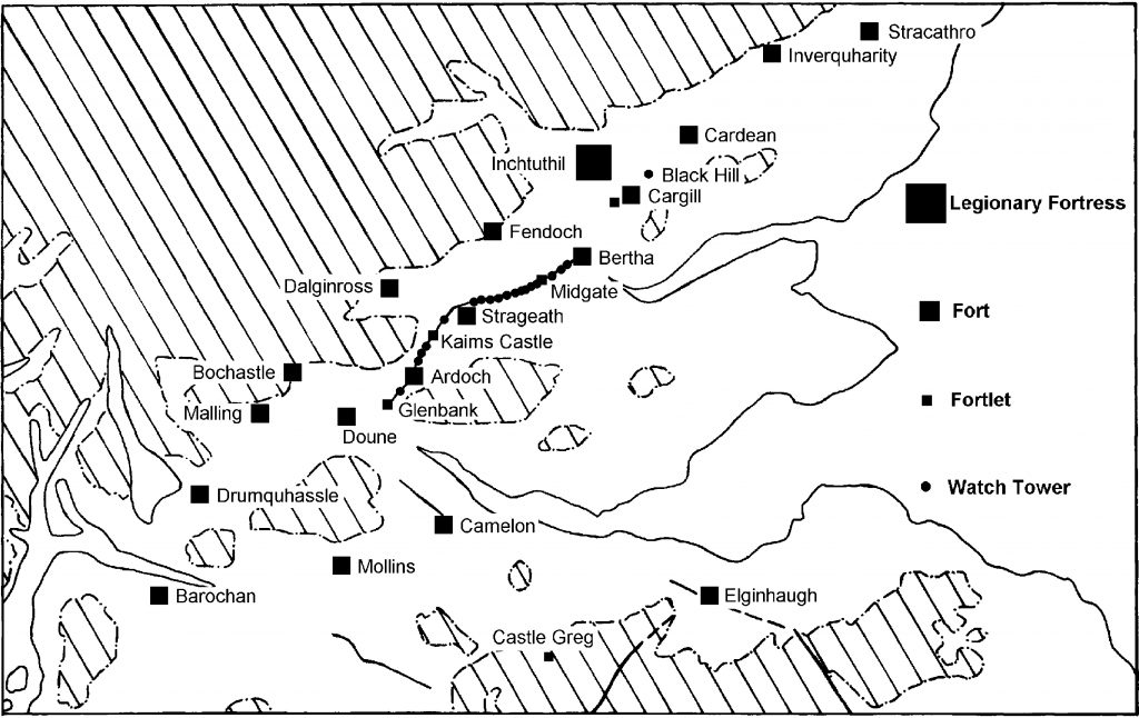 Maps of the Gask Ridge Area | The Roman Gask Project
